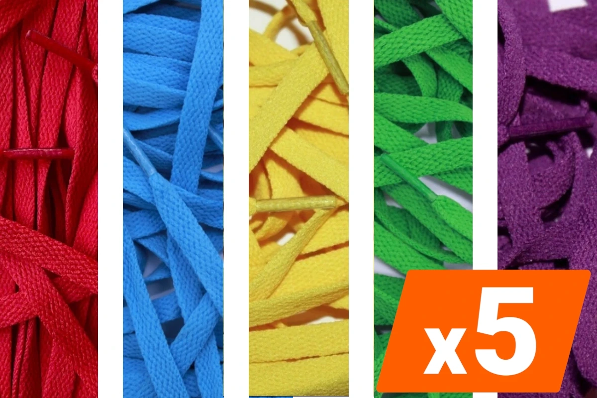 New Balance Laces - Mix (5-Pack) | Women & Men | Outsole